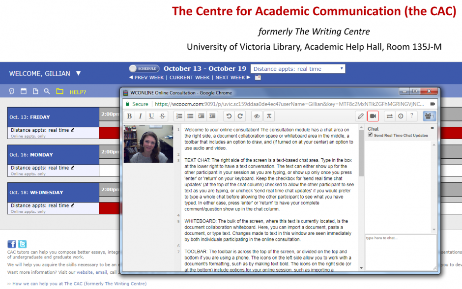 Long Distance (Tutoring) Relationships at the CAC | Graduate Writers ...