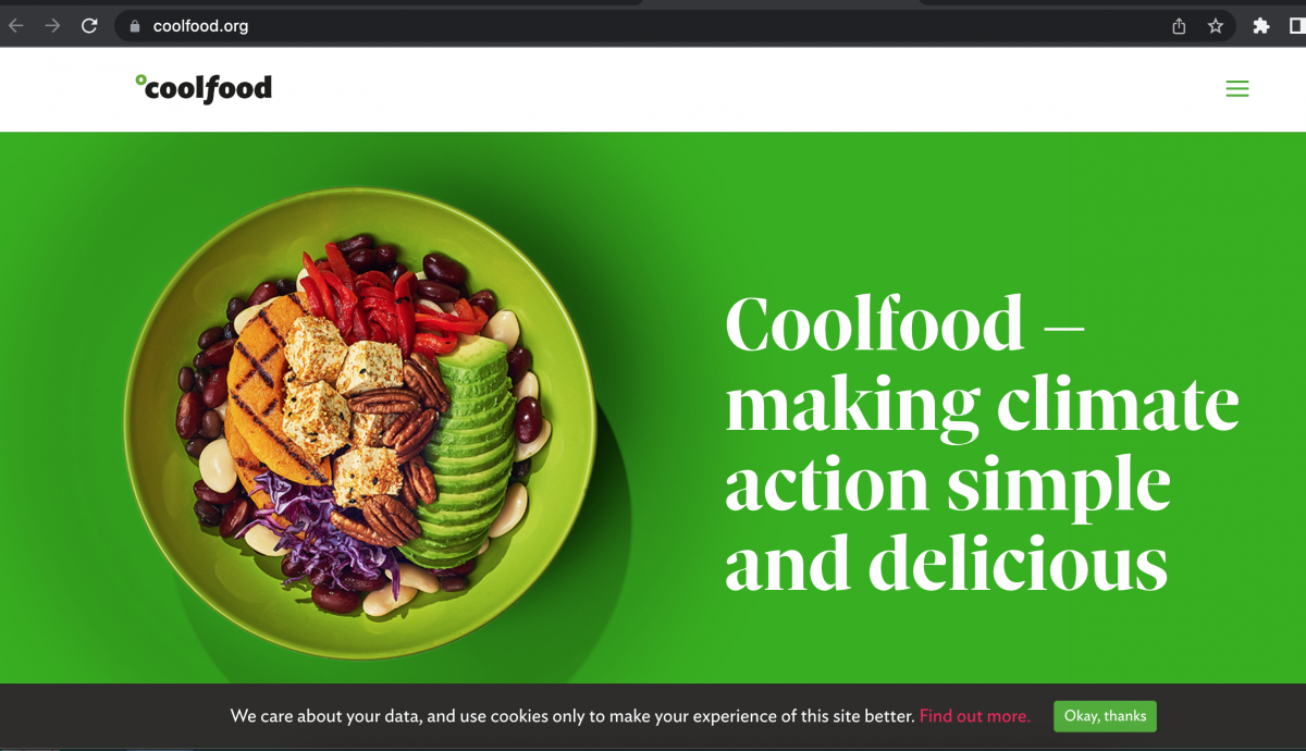 Cool Food Calculator – Sustainability Food Index and Recipes