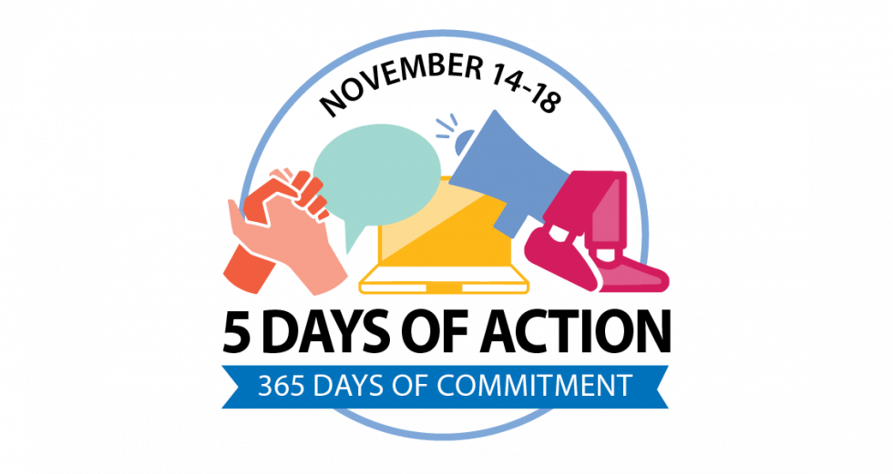 Participate in 5 days of Action | Health & Wellness
